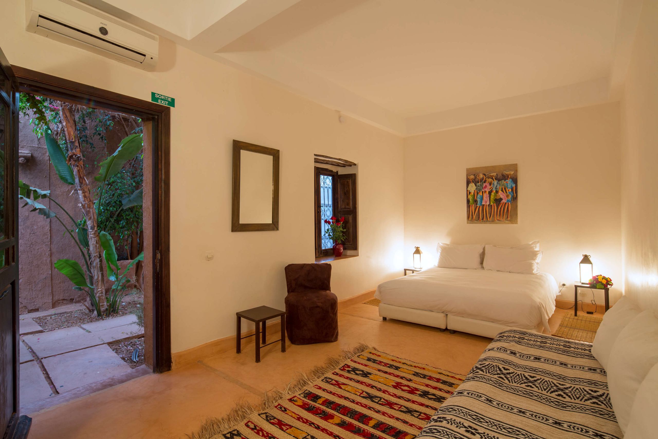 Yoga Retreat in Marrakesh with Sam Wilson Triple Room - Shama Retreats
